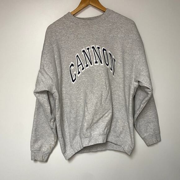 Vintage | Shirts | Vintage Cannon Sweatshirt 9s Gray Sweater Vtg Thick ...